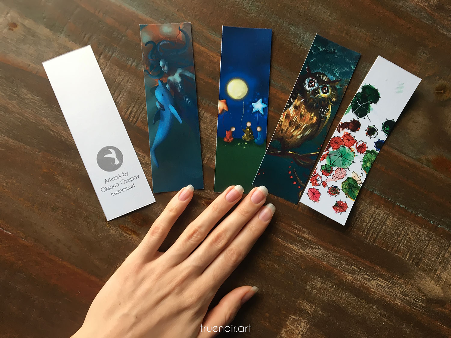 Unique Bookmarks with Original Art - True Noir Art Blog
