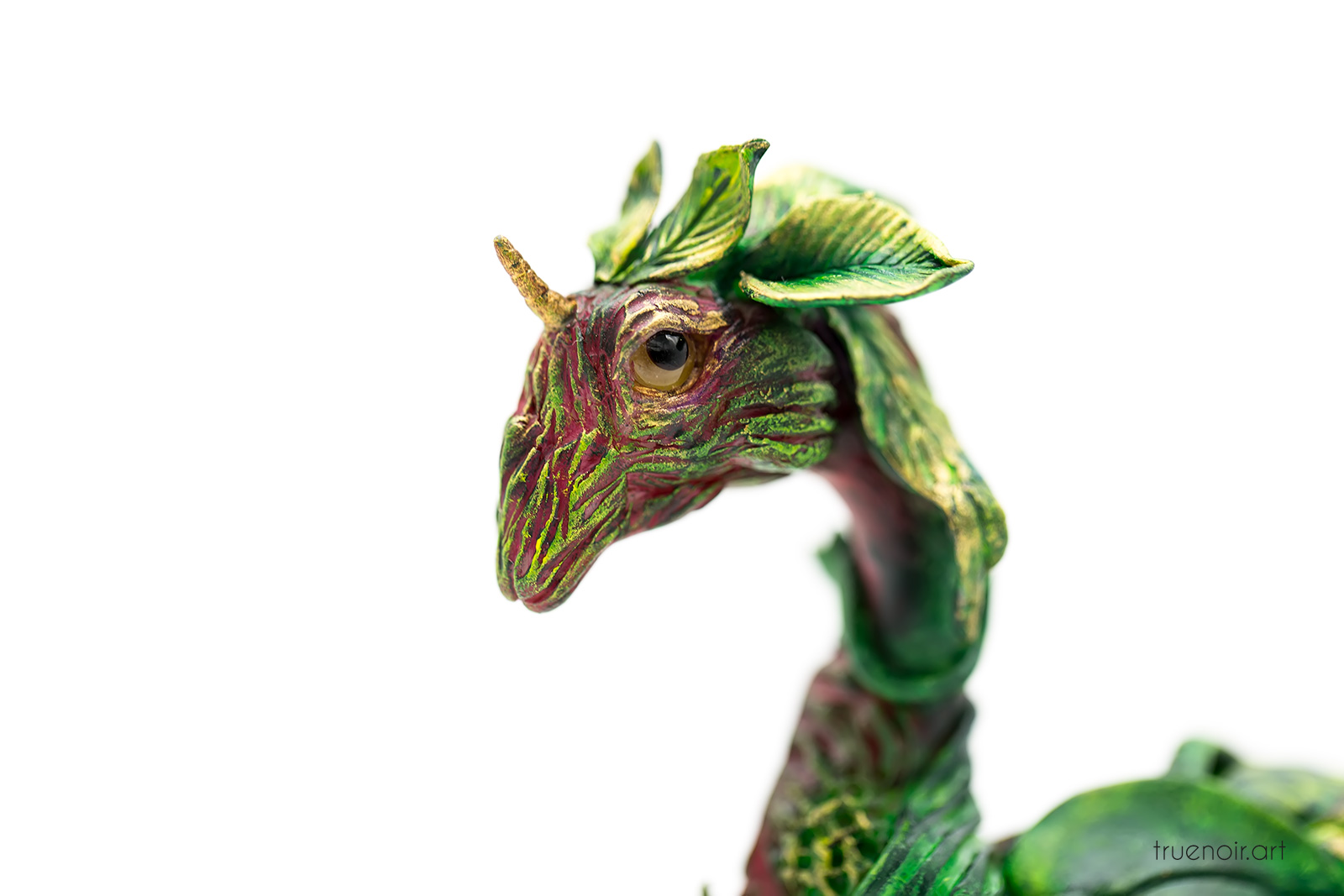 Forest Guardian - Polymer Clay Sculpture - True Noir Art Blog