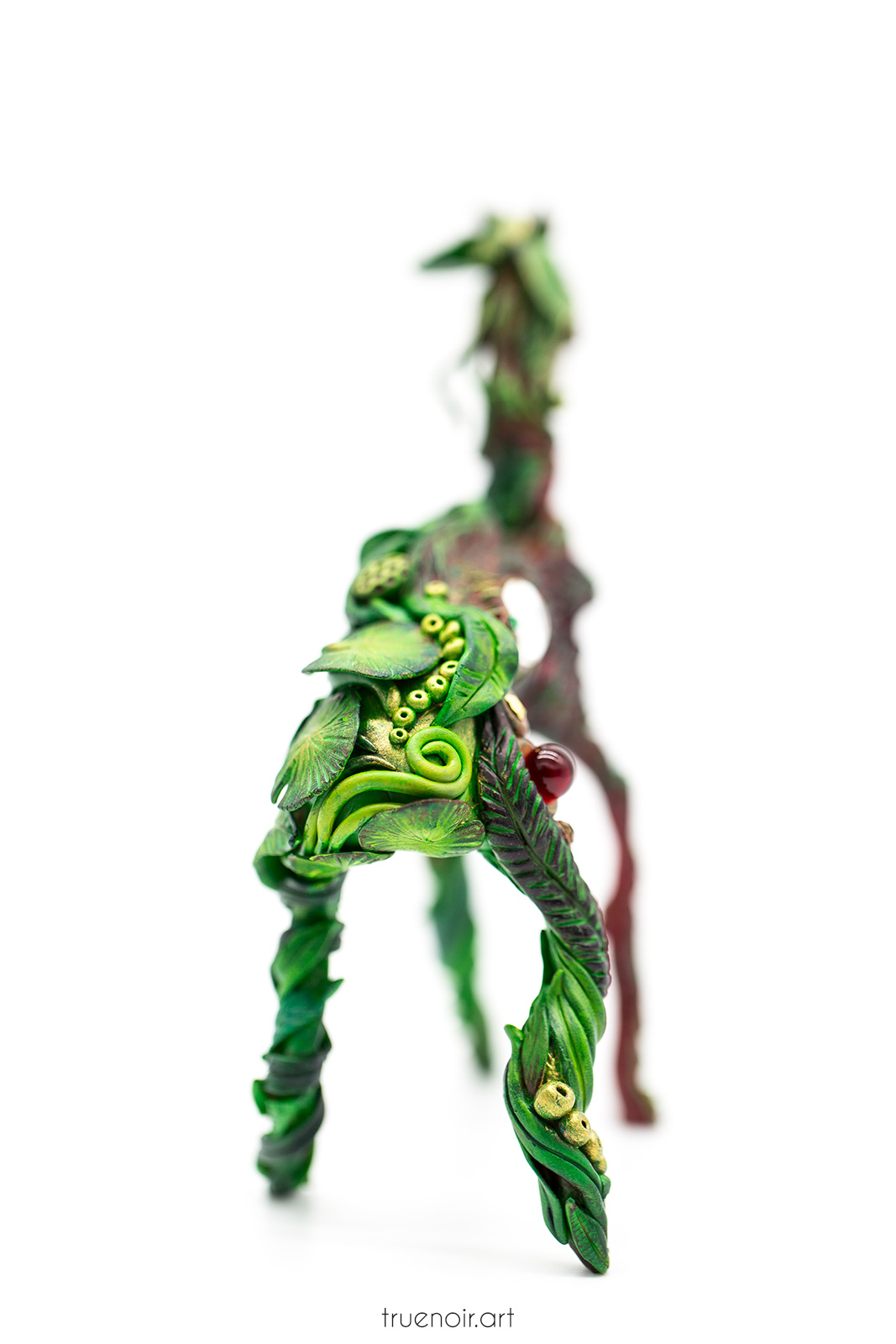 Forest Guardian - Polymer Clay Sculpture - True Noir Art Blog