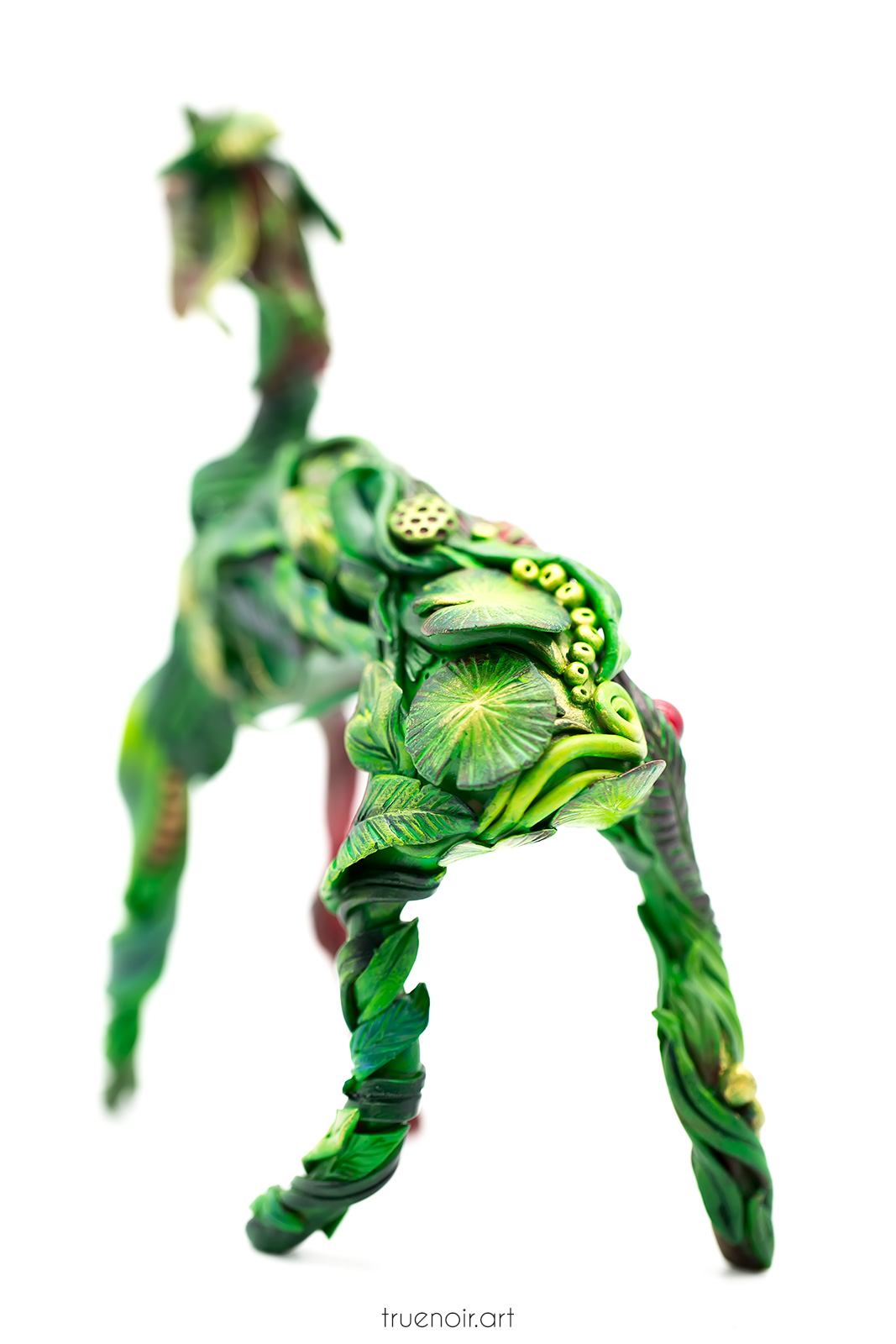 Forest Guardian - Polymer Clay Sculpture - True Noir Art Blog